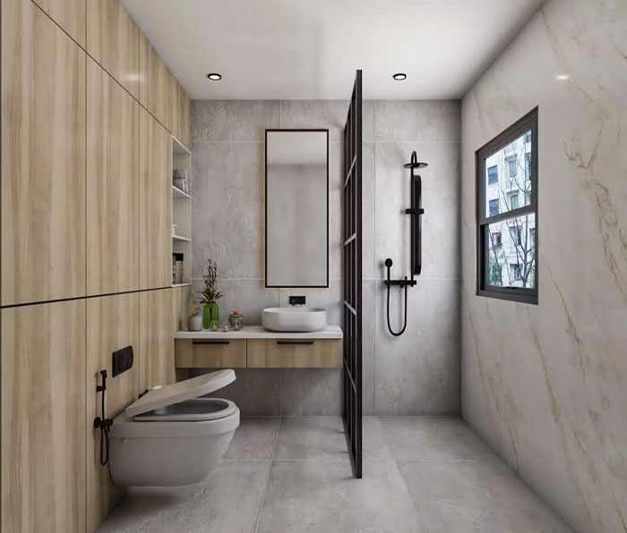 6 Desain Kamar Mandi Minimalis 2x3 yang Terkesan Luas | Olymplast Plastic Furniture